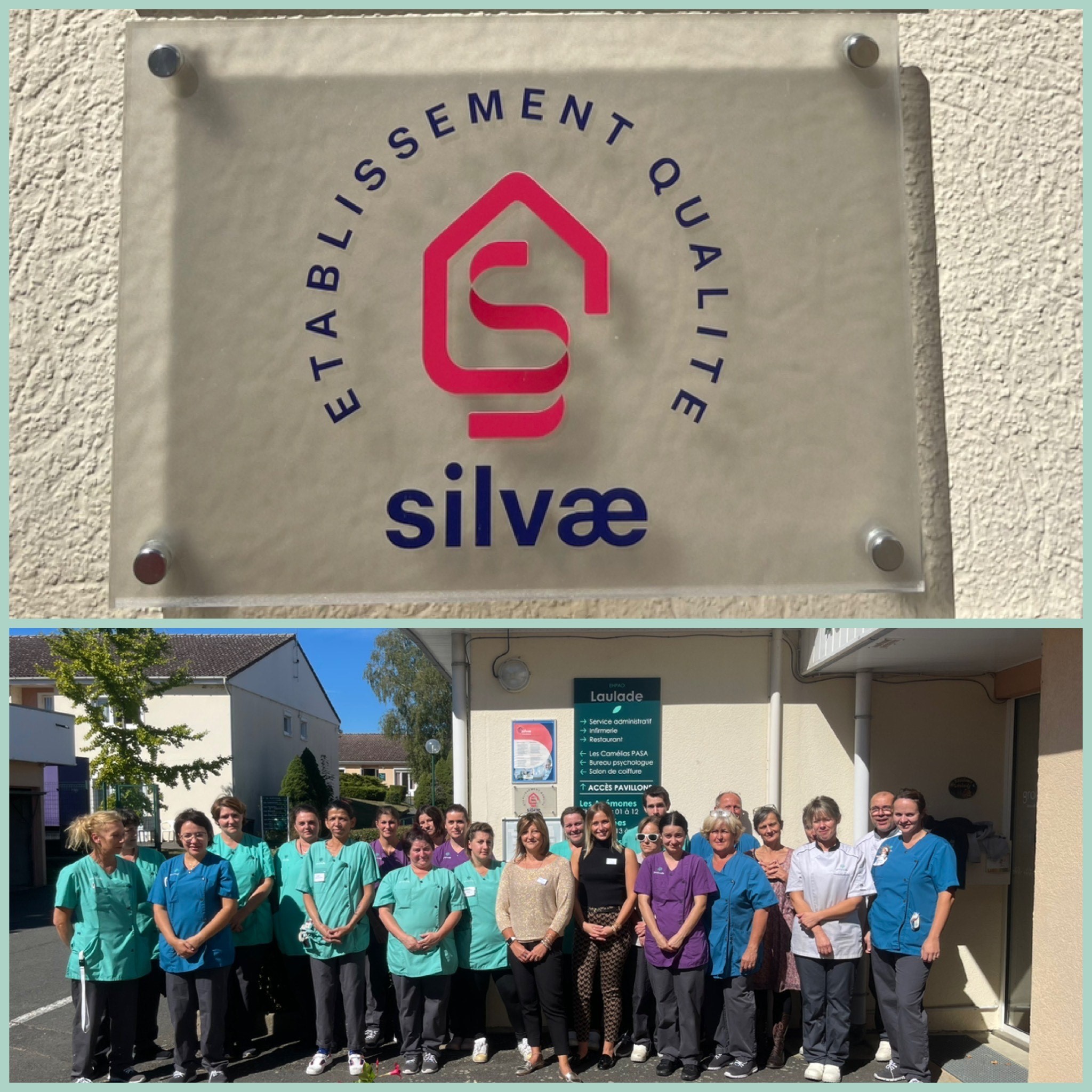 Laulade devient Etablissement Qualité Silvae • Groupe afp • Résidences retraite
